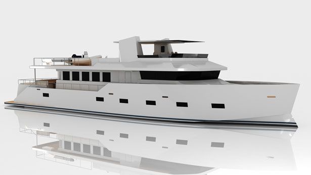New 27.5m fast explorer yacht on order at Vismara Marine